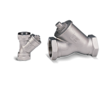 Flomatic S375110300 16 3/8" Stainless-Steel Threaded Y-Strainer (20 ...
